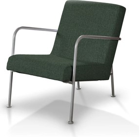 Potah na křeslo Ikea PS barva zelená látka pletený vzor