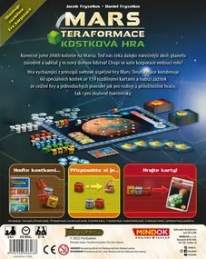 Mindok Mars: Teraformace – Kostková hra / Počet hráčů: 1-4 / od 14 let