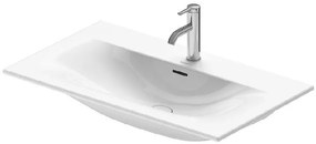 Duravit Viu - Umyvadlo 830x490 mm, s přepadem, s otvorem pro baterii, bílá 2344830000