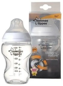 Tommee Tippee kojenecká láhev C2N skleněná bílá 250ml I224385