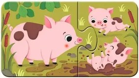 Ravensburger Moje první puzzle Zvířátka a mláďata 9x2 dílků / od 2 let