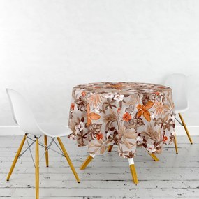 Ubrus PVC kulatý Mo-6244-02 – Tropická elegance (různé velikosti)