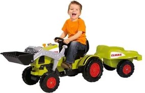 BIG CLAAS Celtis Loader + Trailer zelená / dětské šlapadlo / nosnost 5