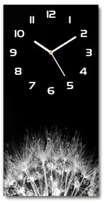 Wallmuralia Nástěnné hodiny Semena pampelišky 30x60 cm