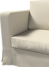 Potah na pohovku IKEA  Karlanda 3-místná nerozkládací, dlouhý barva béžová látka pletený vzor