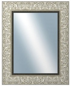 DANTIK - Zarámované zrcadlo - rozměr s rámem cca 40x50 cm z lišty PRAHA stříbrná (2751)