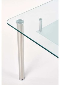 Stůl Cristal chrom / sklo