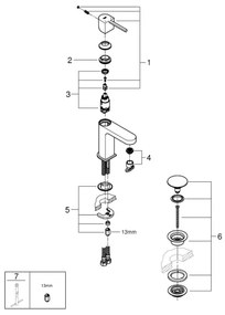 GROHE 33163003 - Umyvadlová baterie PLUS 172 mm lesklý chrom