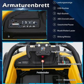 Costway Toddler Electric Car 12 V Dětské auto Batole elektrické závodní auto