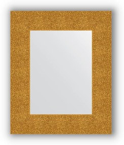 Zrcadlo v rámu, zlatý tepaný reliéf