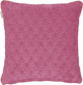 Pip Studio polštář Quilty Dreams Coral 45x45cm, korálový (sametový polštář 45x45cm s výplní)