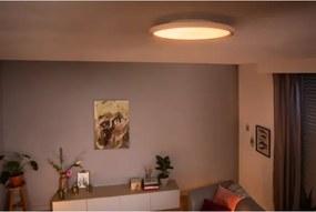 Philips - LED Stmív. stropní svítidlo Hue AURELLE LED/21W/230V pr. 39,5 cm bílá