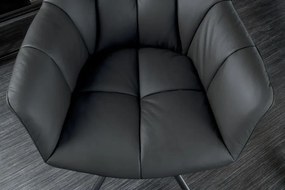 Designová otočná židle Vallerina černá