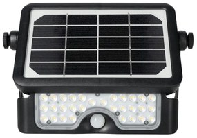 LED Solární reflektor se senzorem LED/5W/3,7V 4000K IP65 3000 mAh