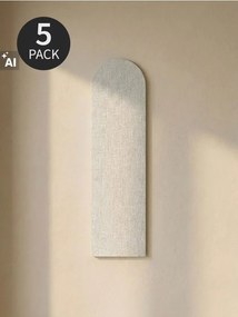 Sinsay - Sada filcových nástěnných panelů 5 pack - béžová