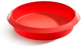Červená silikonová forma na pečení Lékué, ⌀ 26 cm
