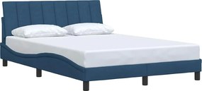 Rám postele bez matrace Hanko modrý 140 x 190 cm textil 3310390