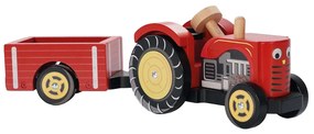 Le Toy Van Traktor červený