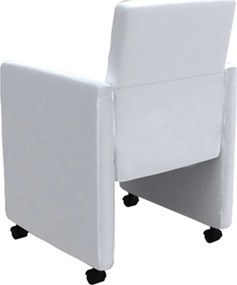 vidaXL Jídelní židle 6 ks umělá kůže [160186] Barva: Černá