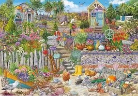 GIBSONS Puzzle Zahrádka XL / 250 dílků / 48 × 34 cm