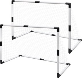 vidaXL Set branky na minifotbal 2 ks pro děti 91,5 x 48 x 61 cm [90571]