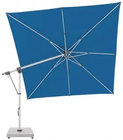 Zahradní výkyvný slunečník s boční tyčí Doppler EXPERT 3 x 3 m- modrý