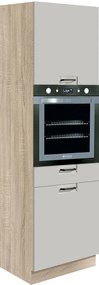 Dolní vysoká skřínka pro vestavné spotřebiče kuchyně Annabel 20D-60 Zvolte kování: Basic GTV, Zvolte korpus: Borovice andersen
