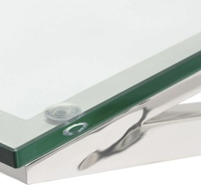 Stolek Flavio silver 130x70x41cm
