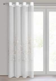 ZÁCLONA NA KROUŽCÍCH ESTELLA 140X250 CM LISTY