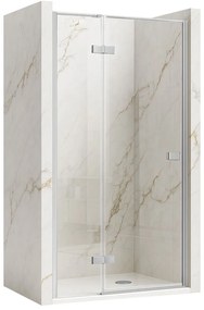 Jednokřídlé sprchové dveře REA ATLAS LEVÉ 120 cm, chrom/transparent - bez vaničky