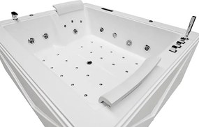 Terra Hydromasážní vana DIABLO 666 II 180x150 s ohřevem vody