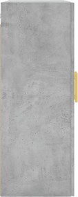 Nástěnné skříňky 2 ks betonově šedé 69,5 x 34 x 90 cm 3195615