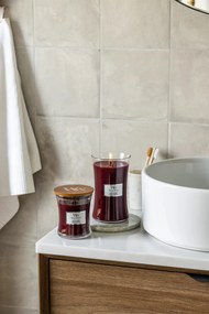 WoodWick – svíčka Black Cherry (Černá třešeň) Velikost: velká 609 g