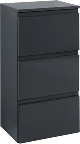 XXXLutz SPODNÍ SKŘÍŇKA, šedá, barvy grafitu, 40/79/35 cm Held - Koupelnové série - 000307002407