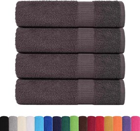 Ručníky do sprchy FROGN 4 ks antracitové 70x140 cm 360 g/m² 136686