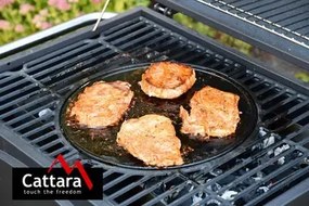 Cattara Grilovací plát kulatý LITINA pro grily 13040  13043