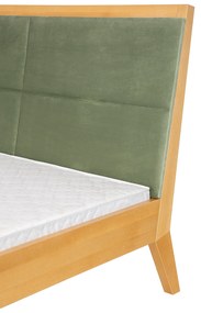 Drewmax LK166 160x200 cm dřevěná postel masiv buk dvojlůžko
