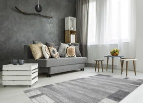 Koberce Breno Kusový koberec FEELING 500/silver, Stříbrná, Vícebarevné, 120 x 170 cm