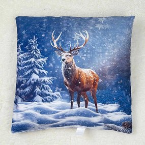 Vianočný polštář antialergický Jeleň 45x45cm TiaHome
