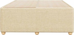 Rám postele bez matrace krémový 120 x 200 cm textil 3284933