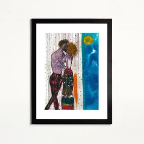 Marascaud | Malé ženy Rám: Černý, Velikost: 30 x 20 cm