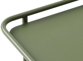Designový konferenční stolek Harinder 75 cm olivovo-zelený