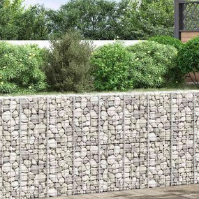 Gabionové vyvýšené záhony 3 ks 30 x 30 x 100 cm železo 151249