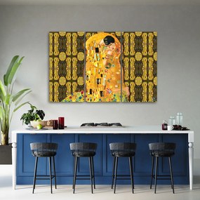 Obraz na plátně třídílný, Plnění abstrakce ženy - 150x100 cm