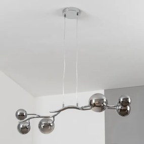 Brilagi - LED Lustr na lanku MISTEL 6xG9/3W/230V lesklý chrom/kouřová