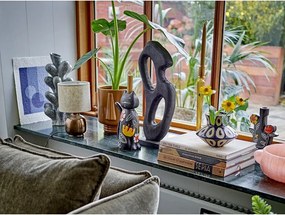 Modrá ručně vyrobená váza z kameniny (výška 12 cm) Bashir – Bloomingville