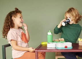 Dětská láhev na vodu s pítkem Campus, 400ml, Mepal, jednorožec