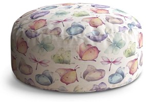 Sablio Taburet Circle Slet motýlů: 38x48 cm
