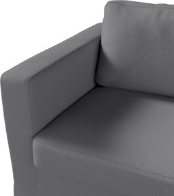 Potah na pohovku IKEA  Karlstad 3-místná, nerozkládací, dlouhý barva šedá látka pletený vzor