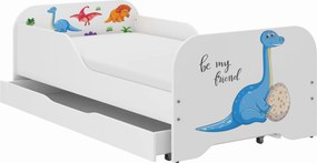 Wooden Toys Dětská postel MIKI 160x80 DINO FRIEND